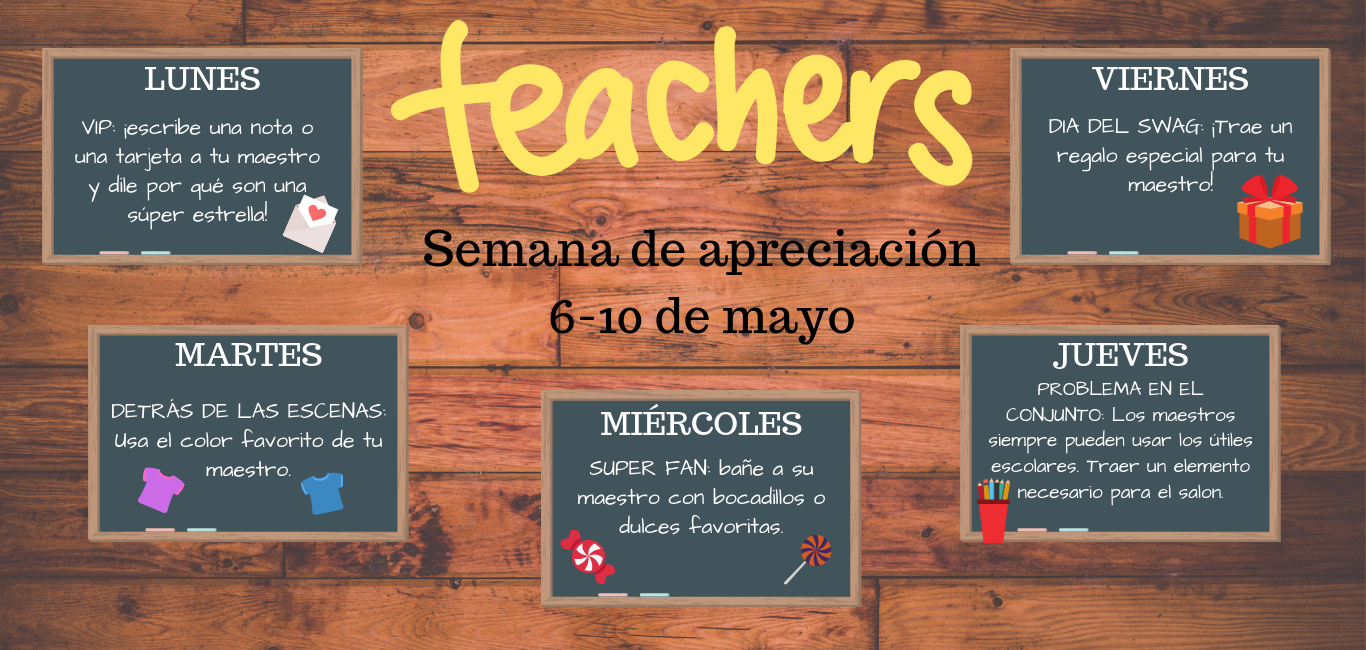 Ideas De Tarjetas De La Semana De Apreciación Del Maestro